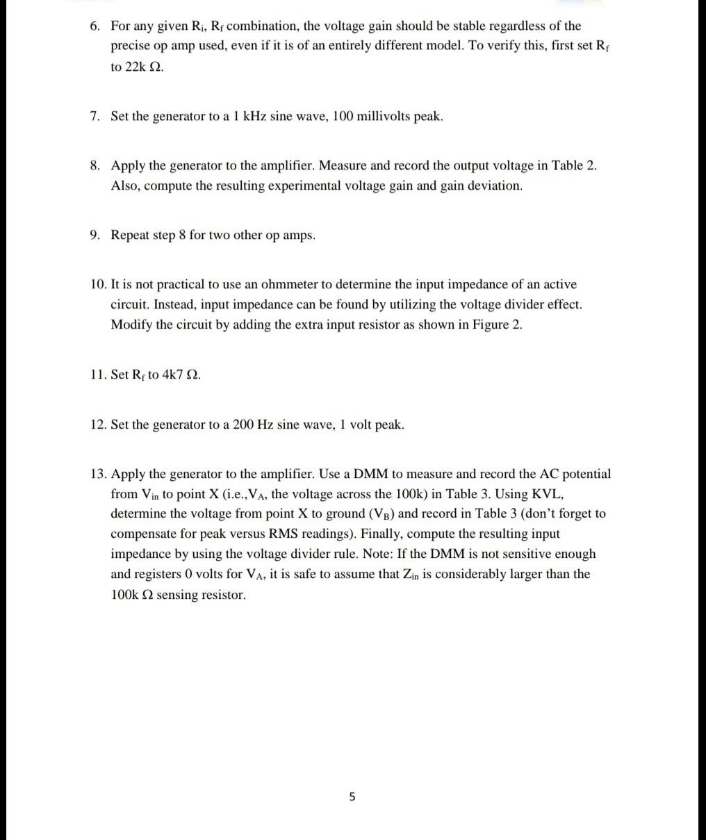 Solved Experiment No.1 Experiment Title: Non-inverting | Chegg.com
