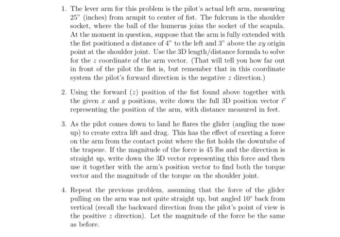 Solved This problem is based on a shoulder dislocation. I | Chegg.com