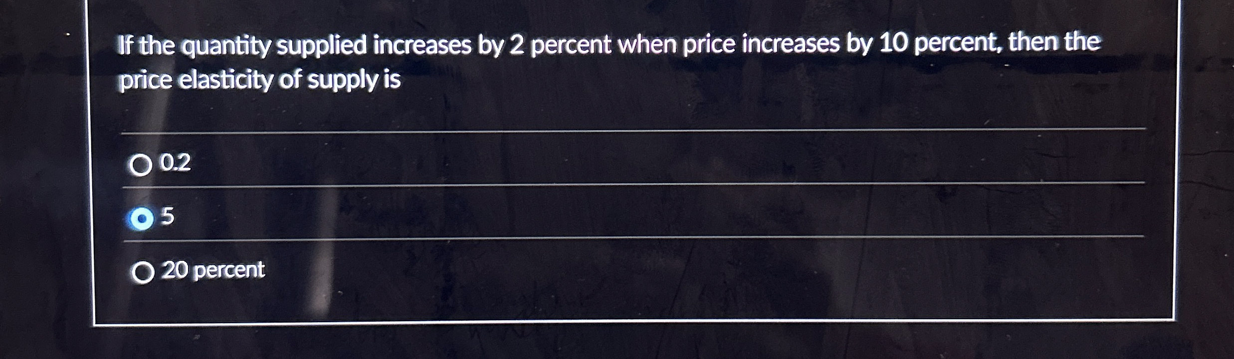Solved If the quantity supplied increases by 2 ﻿percent when | Chegg.com