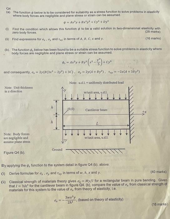 Solved Q4 (a). The function \\( \\phi \\) below is to be | Chegg.com