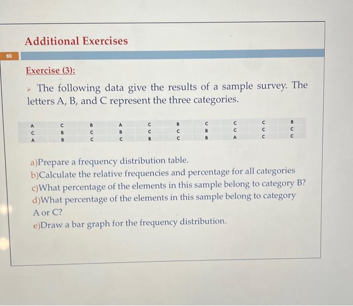 Solved Additional Exercise (1): 800 customers were randomly | Chegg.com