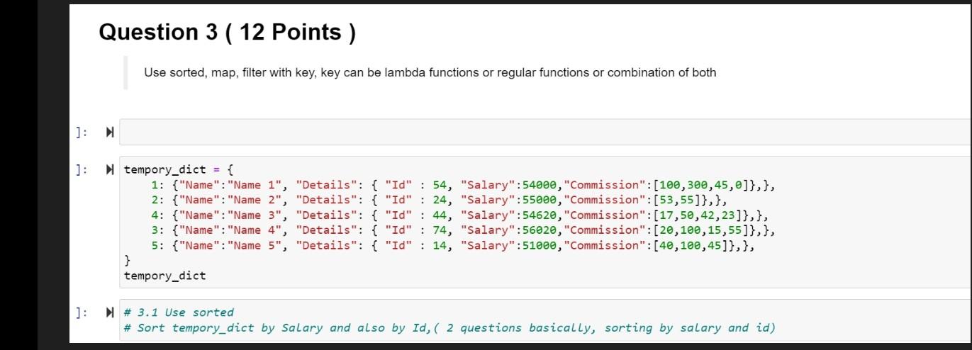 Solved Use Sorted Map Filter With Key Key Can Be Lambda