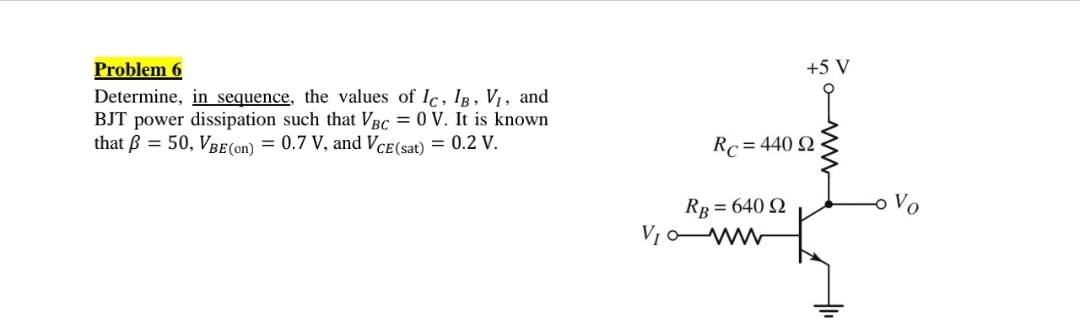 Solved Problem 6Determine, in sequence, the values of | Chegg.com