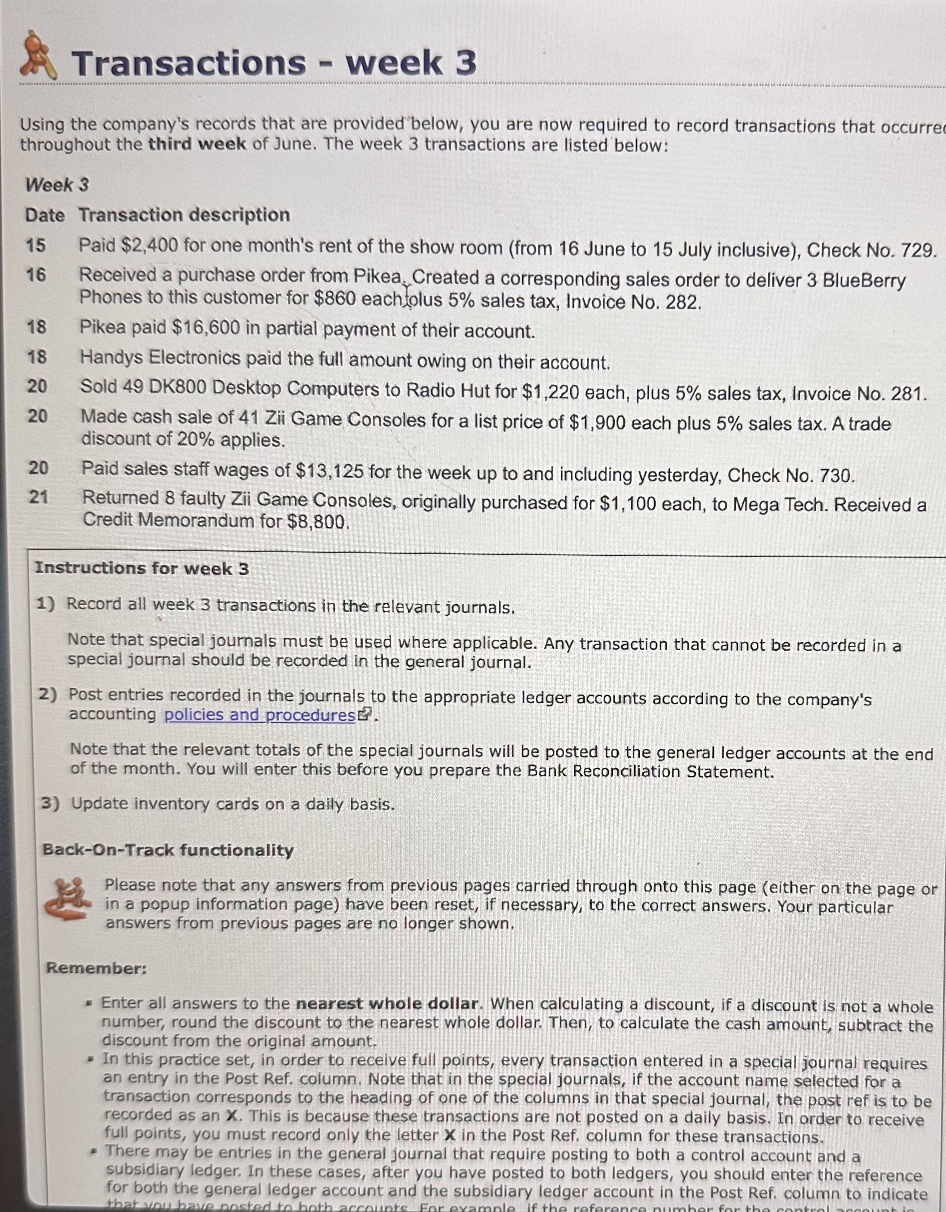 Solved Using the company's records that are provided below, | Chegg.com