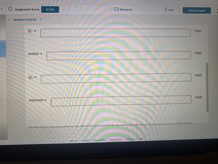 Solved Assignment Score: Resources 57,5% Hint Check Answer