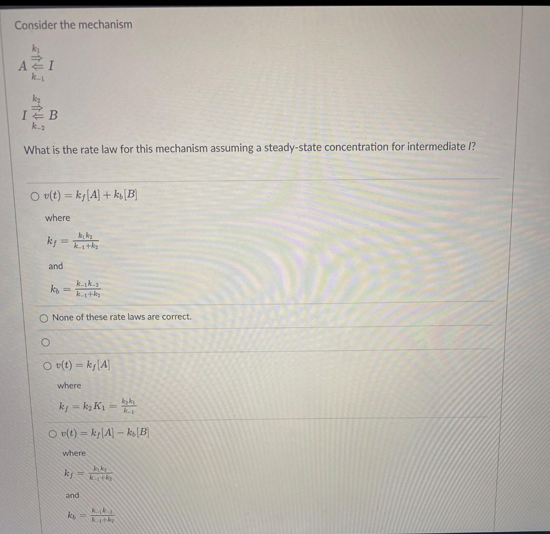 Solved Consider the chemical reaction 2A+B→C with the | Chegg.com