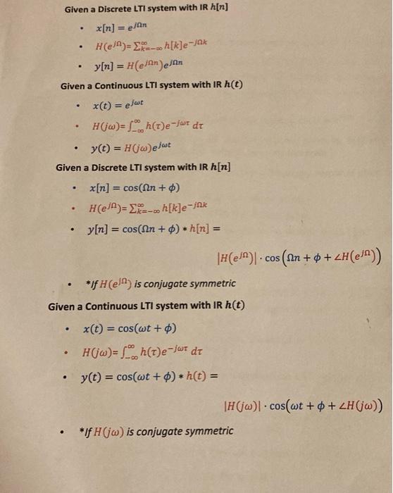 Solved 2. Suppose an LTI system has an impulse response | Chegg.com Solved 2. Suppose an LTI system has an impulse response | Chegg.com