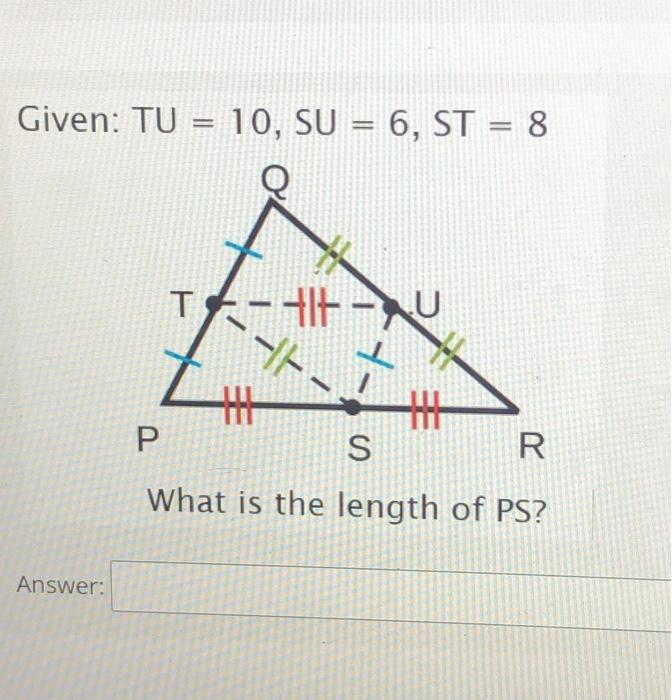 Solved \\[ \\mathrm{TU}=10, \\mathrm{SU}=6, \\mathrm{ST}=8 | Chegg.com