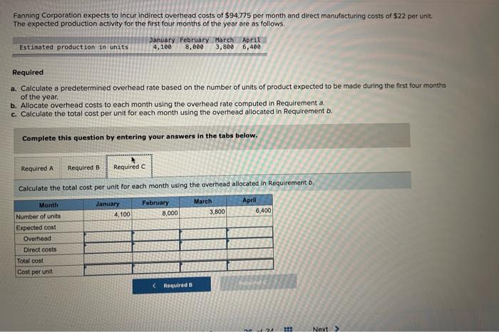 Solved Exercise 12-3A (Algo) Allocating overhead cost to | Chegg.com