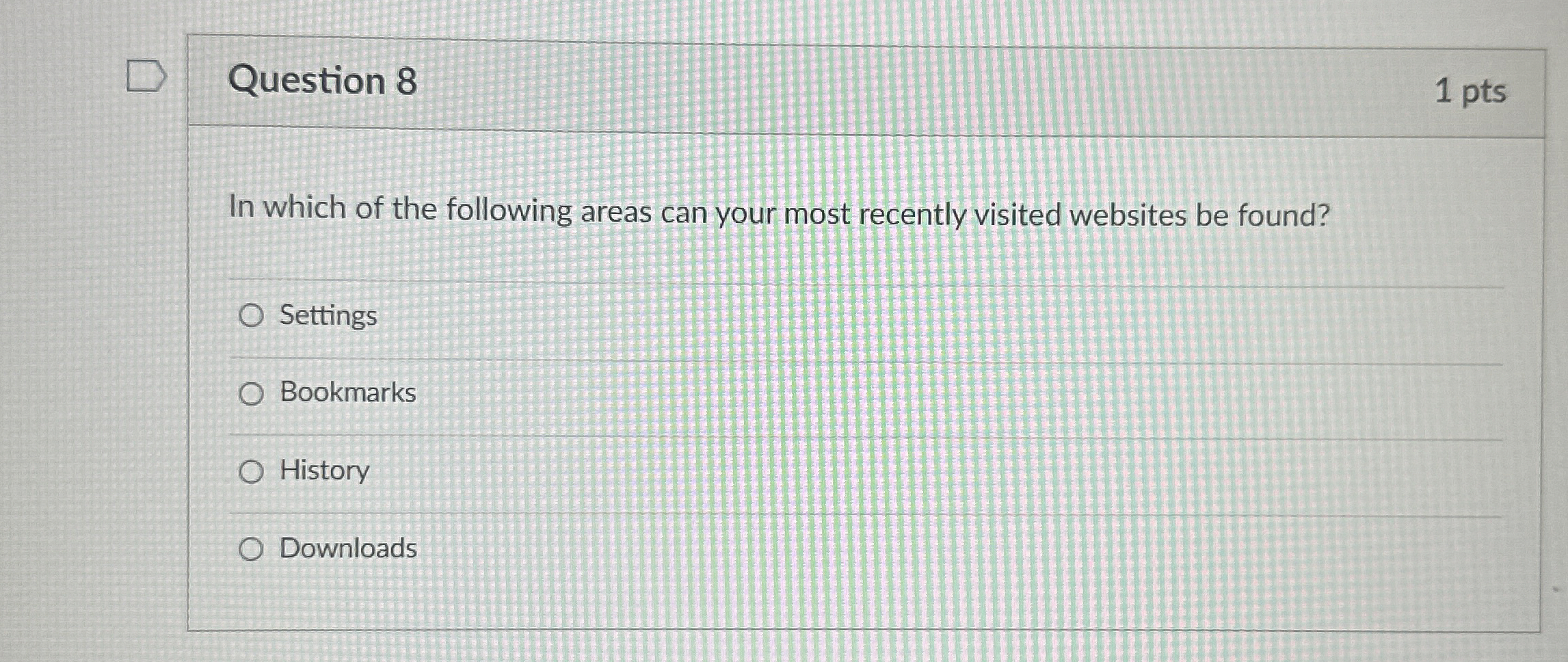 Solved Question 81 ﻿ptsIn which of the following areas can | Chegg.com