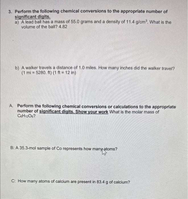 Solved 3. Perform the following chemical conversions to the | Chegg.com
