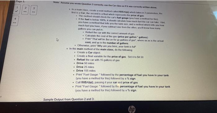 Solved are a ce student, join this, na car class, ft must | Chegg.com