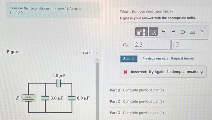 Solved Consider The Circuit Shown In Figure 1 Assume E 16