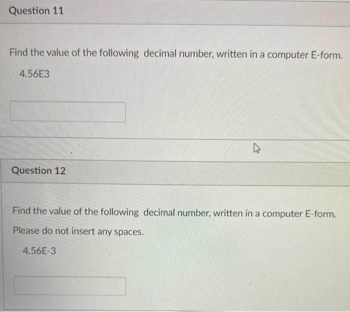 Solved Find the value of the following decimal number, | Chegg.com