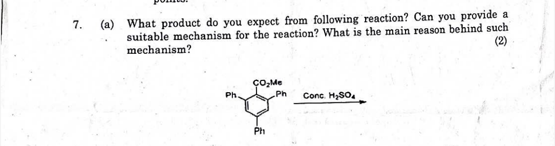 Solved (a) ﻿What product do you expect from following | Chegg.com