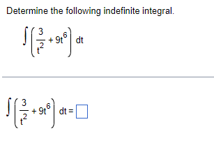 Solved Determine the following indefinite | Chegg.com