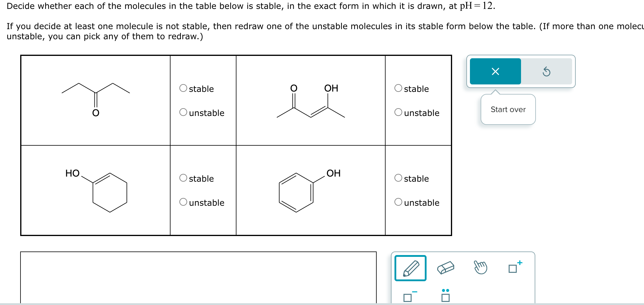 Solved Decide whether each of the molecules in the table | Chegg.com
