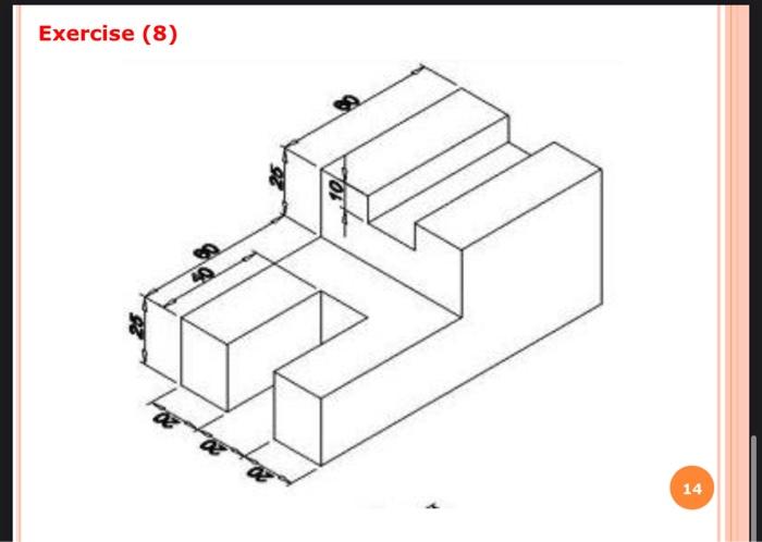 Solved free hand sketch the orthographic views of the | Chegg.com