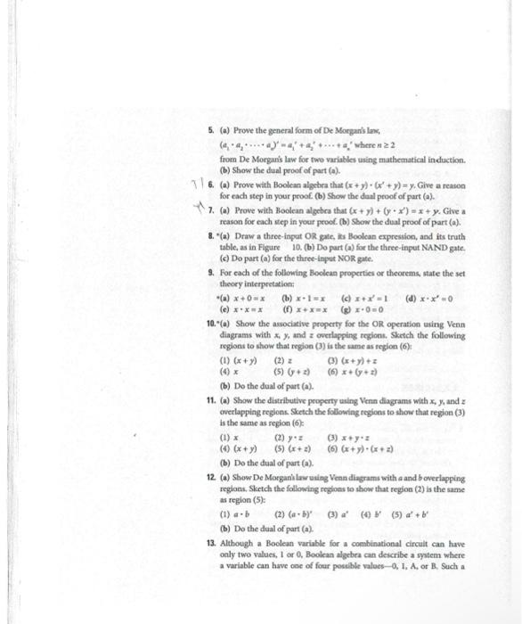 Solved คGUAE 63 The logio diograms for Exercise 18. (a) (e) | Chegg.com