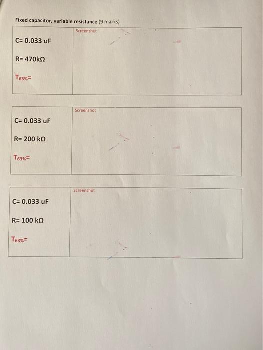 Solved 3. Capacitors in DC (30 marks) Use LTspice to | Chegg.com