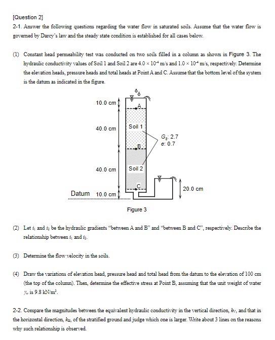 Solved [Question 2] 2-1. Answer the following questions | Chegg.com