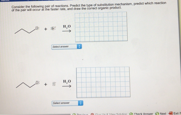 Solved Consider the following pair of reactions, Predict the | Chegg.com