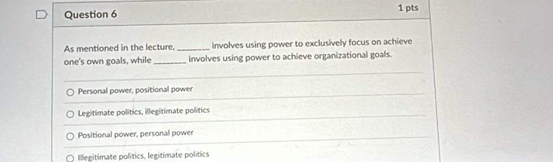 Solved Question 61 ﻿ptsAs mentioned in the lecture, | Chegg.com