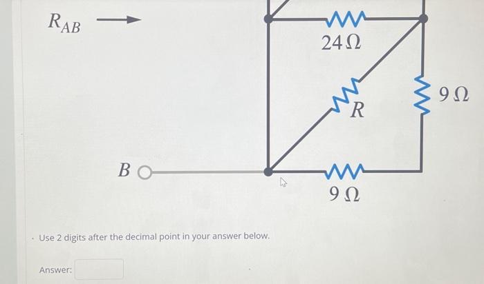 Solved Given R=16Ω, calculate the equivalent resistance RAB | Chegg.com