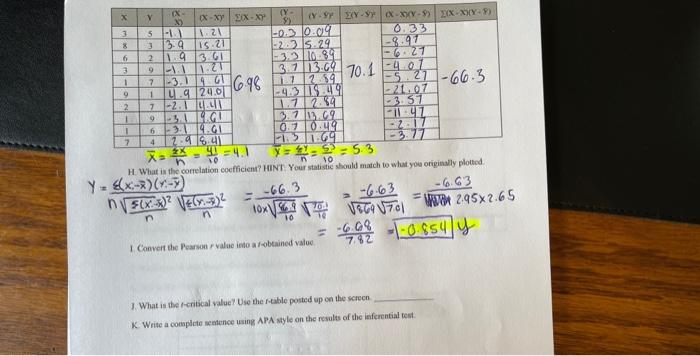 Solved Answer K. I am confused on what ApA style is on an | Chegg.com