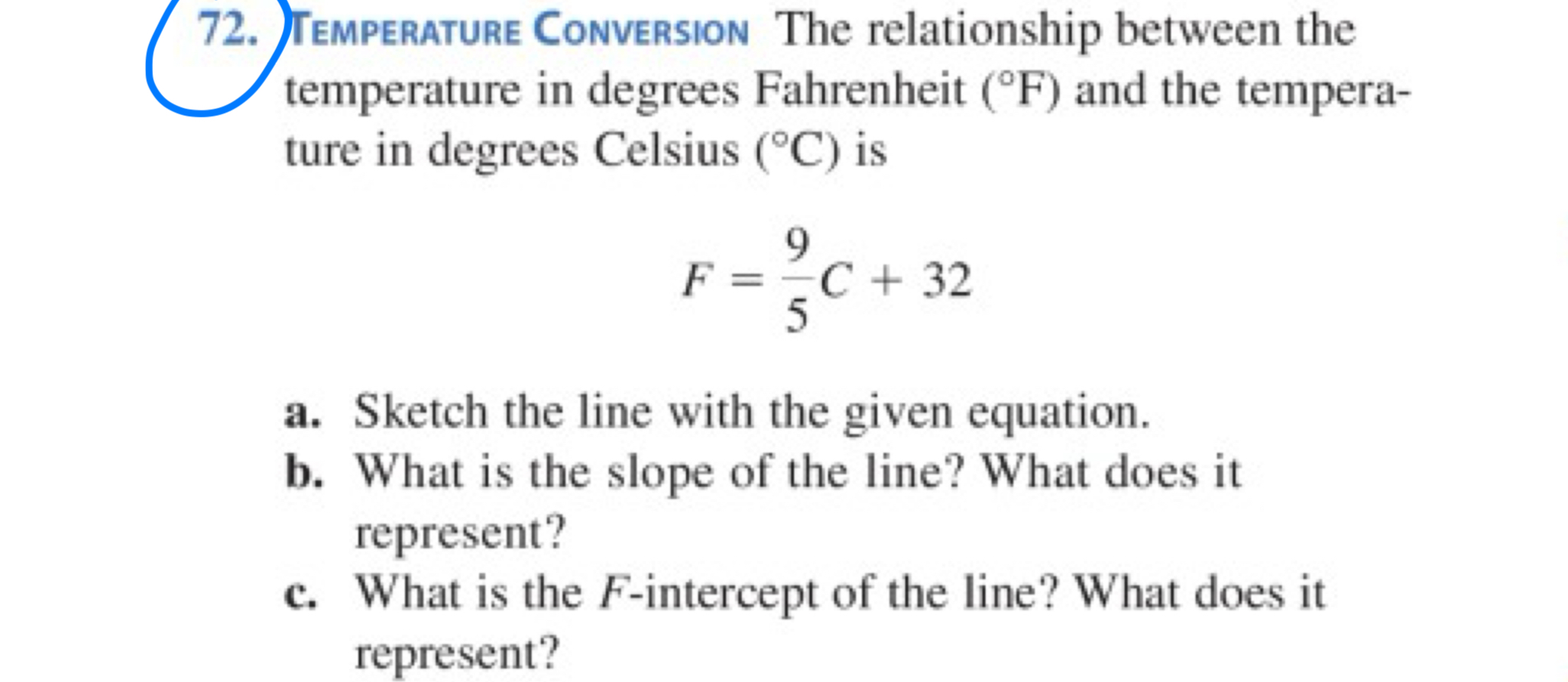 Solved Temperature Conversion The relationship between the | Chegg.com