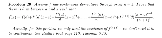 Solved Problem 29. Assume f has continuous derivatives | Chegg.com