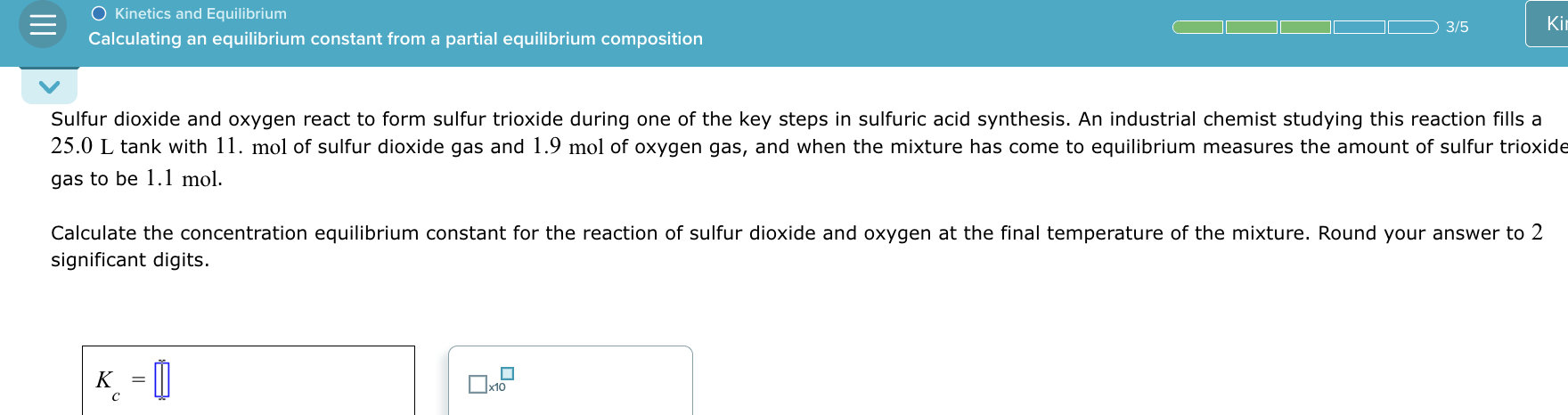 Solved Sulfur dioxide and oxygen react to form sulfur | Chegg.com