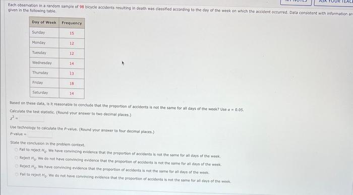 Solved Eased on theie dota, is it reasonable to conclude | Chegg.com