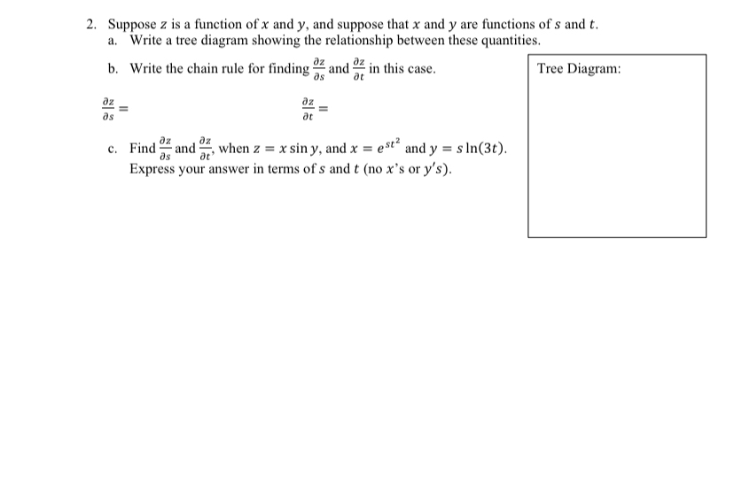 Solved Suppose z ﻿is a function of x ﻿and y, ﻿and suppose | Chegg.com
