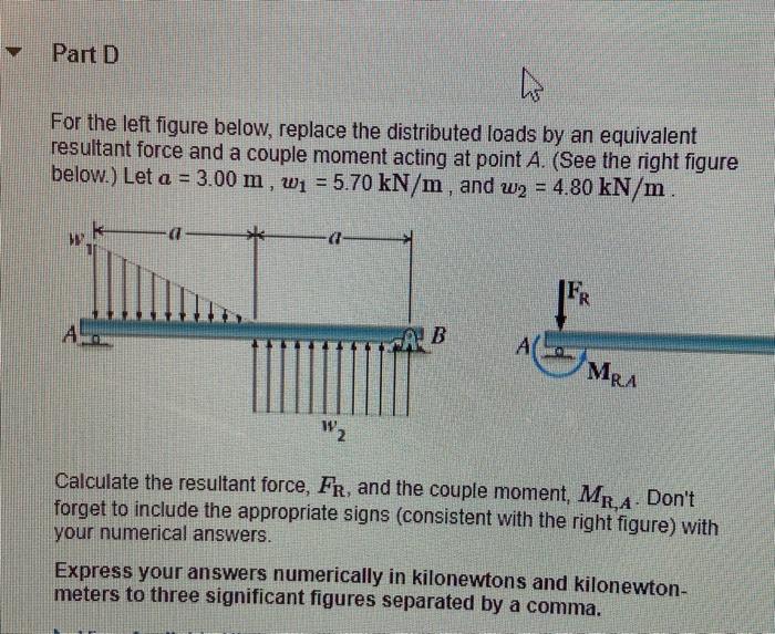 Solved Part D h For the left figure below, replace the | Chegg.com