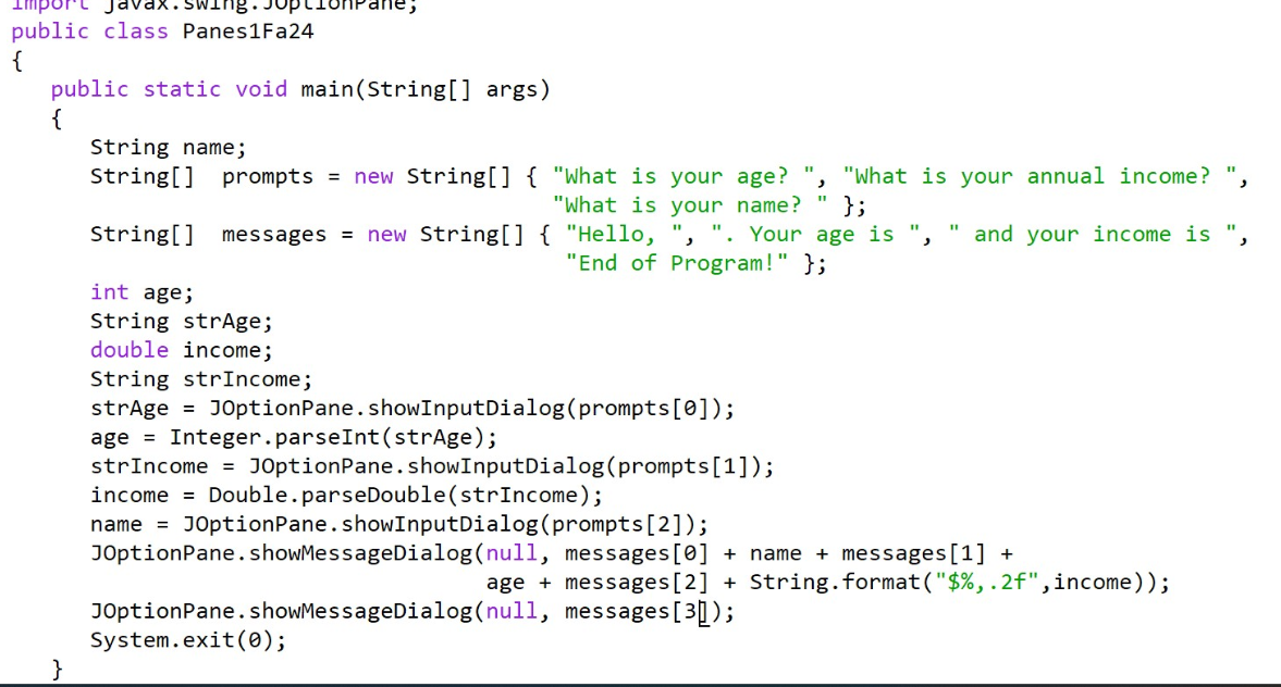 Solved public class Panes1Fa24{public static void | Chegg.com