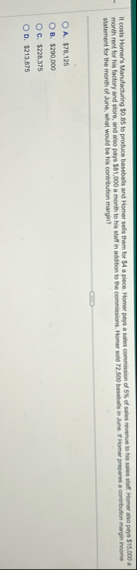 Solved statement for the month of June, what would be his | Chegg.com