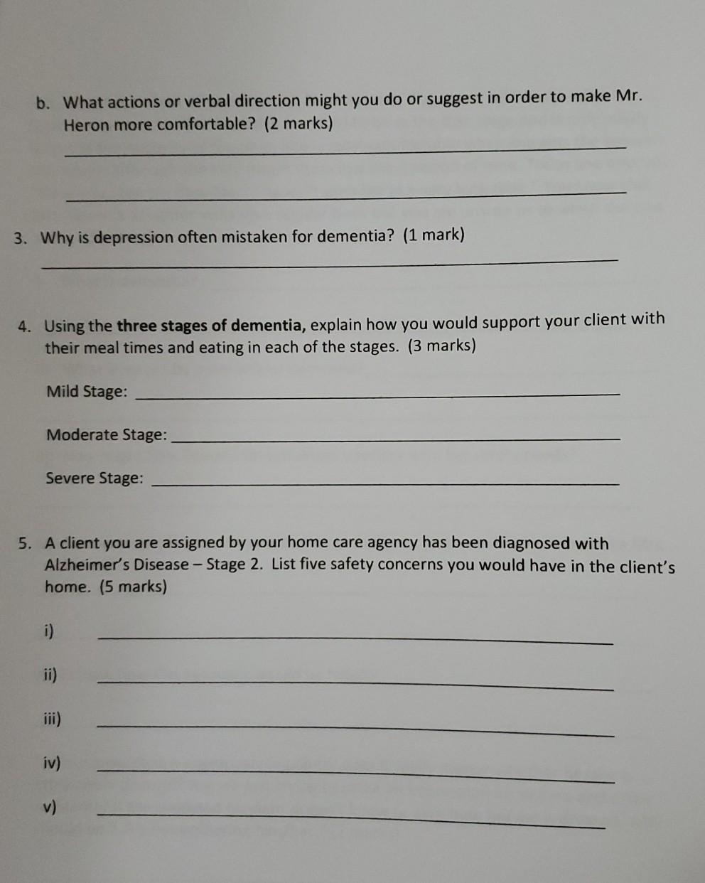 Solved Module 11 - Cognitive and Mental Health Issues and | Chegg.com Solved Module 11 - Cognitive and Mental Health Issues and | Chegg.com