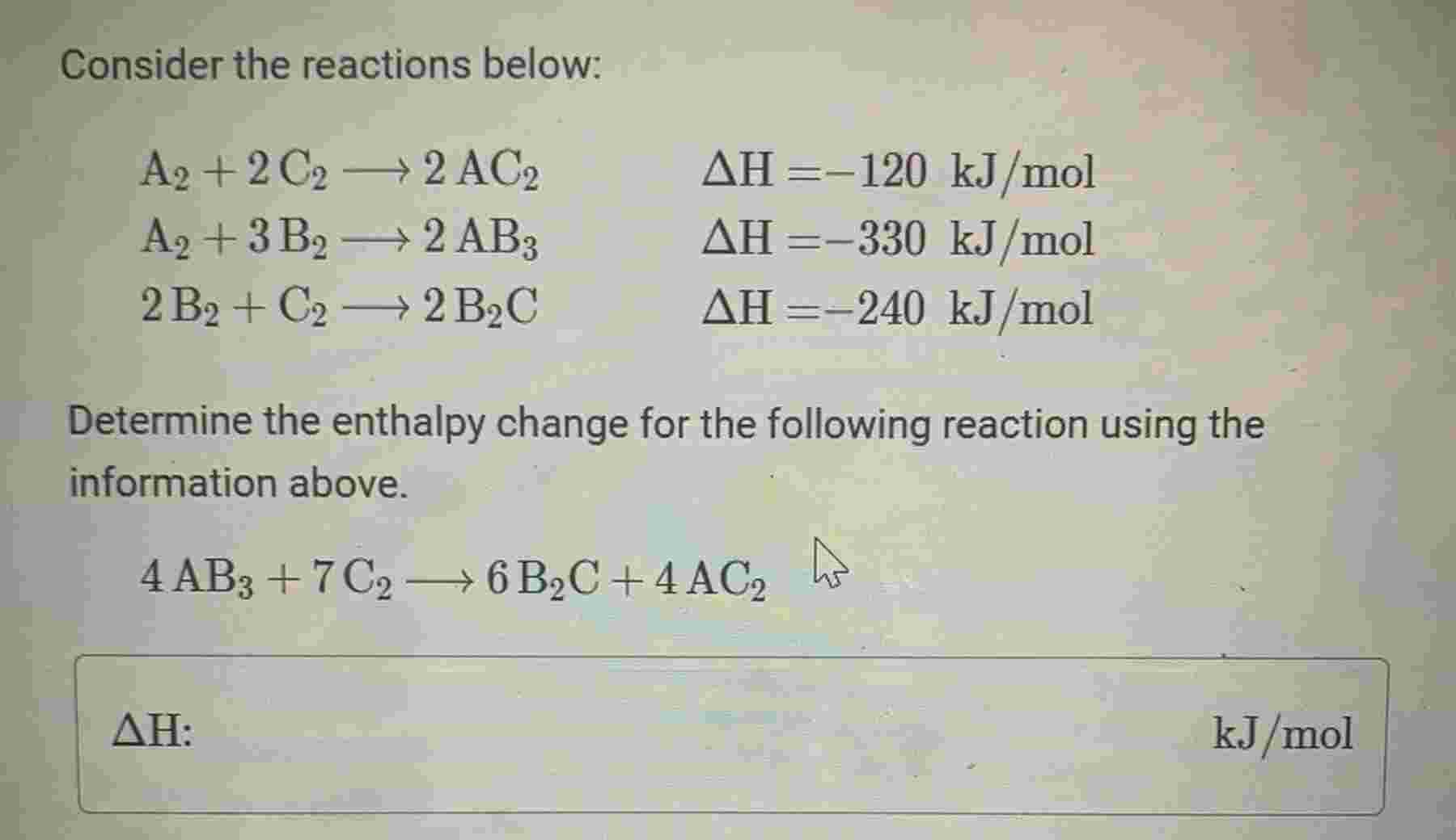 Solved Consider the reactions | Chegg.com