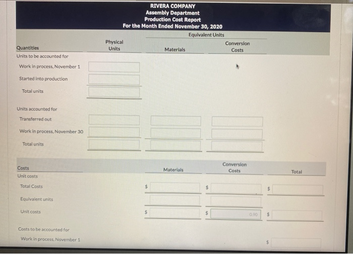 Solved Current Attempt In Progress Rivera Company has | Chegg.com