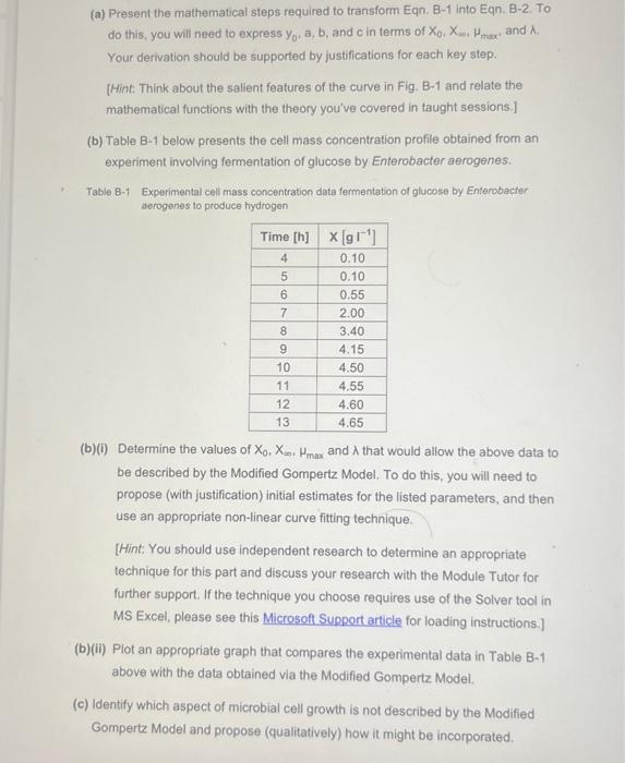 The Gompertz function is a sigmoidal mathematical | Chegg.com