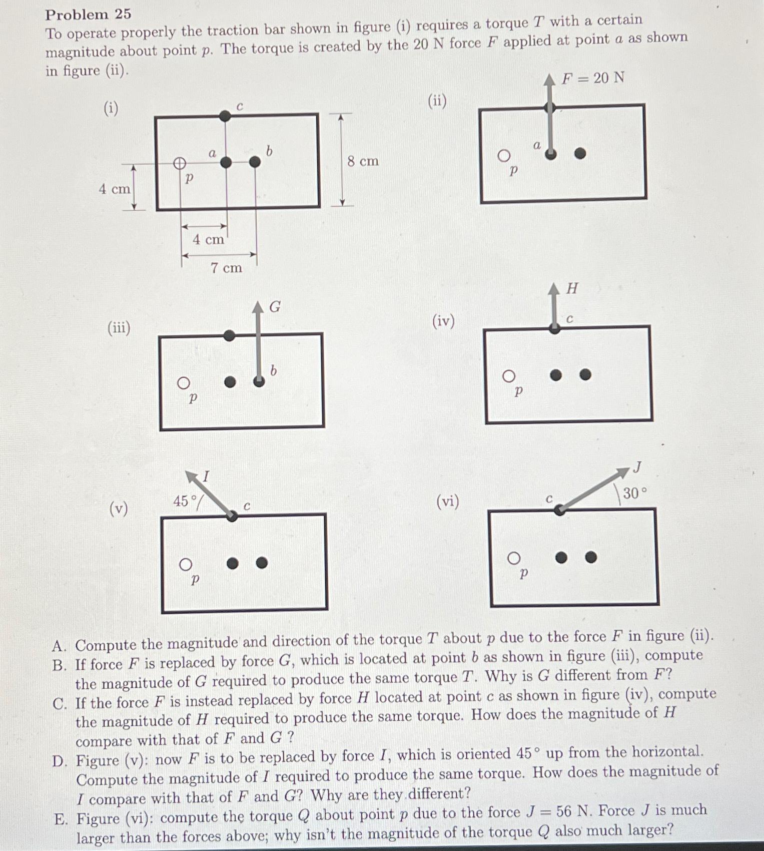 Solved Problem 25To operate properly the traction bar shown | Chegg.com