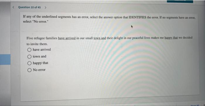 If any of the underlined | Chegg.com
