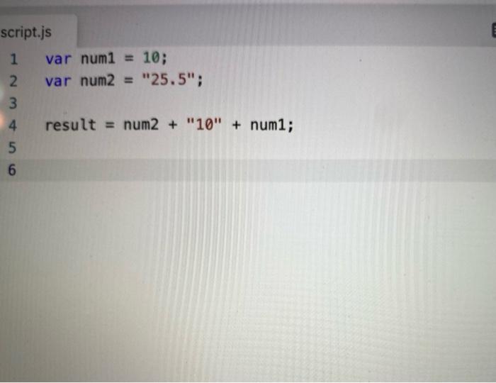 Solved in javascripthow do I get correct value of “result” | Chegg.com