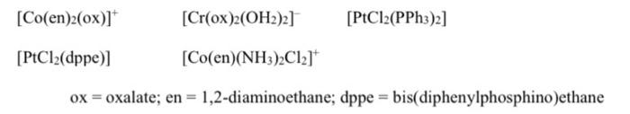 Solved Give oxidation state and d electron count, and draw | Chegg.com
