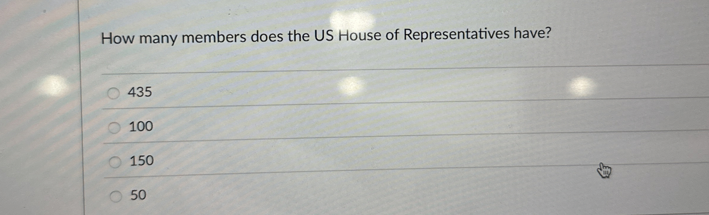 Solved How many members does the US House of Representatives | Chegg.com
