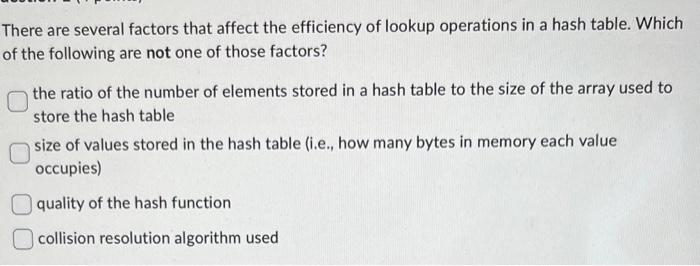Solved There are several factors that affect the efficiency | Chegg.com