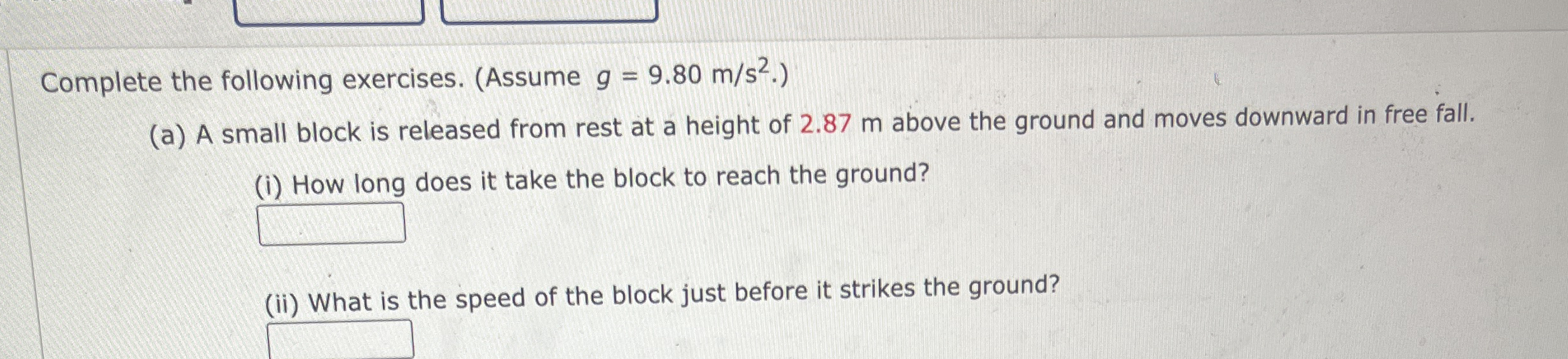 Solved Complete the following exercises. (Assume | Chegg.com