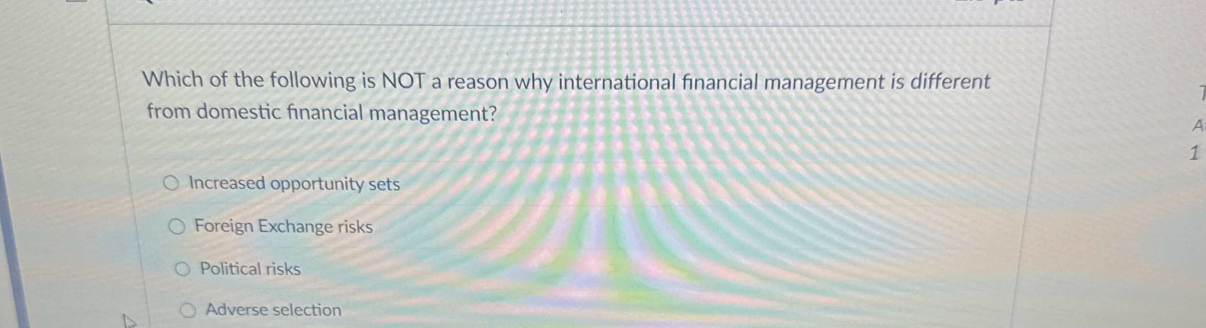 Which of the following is NOT a reason why | Chegg.com