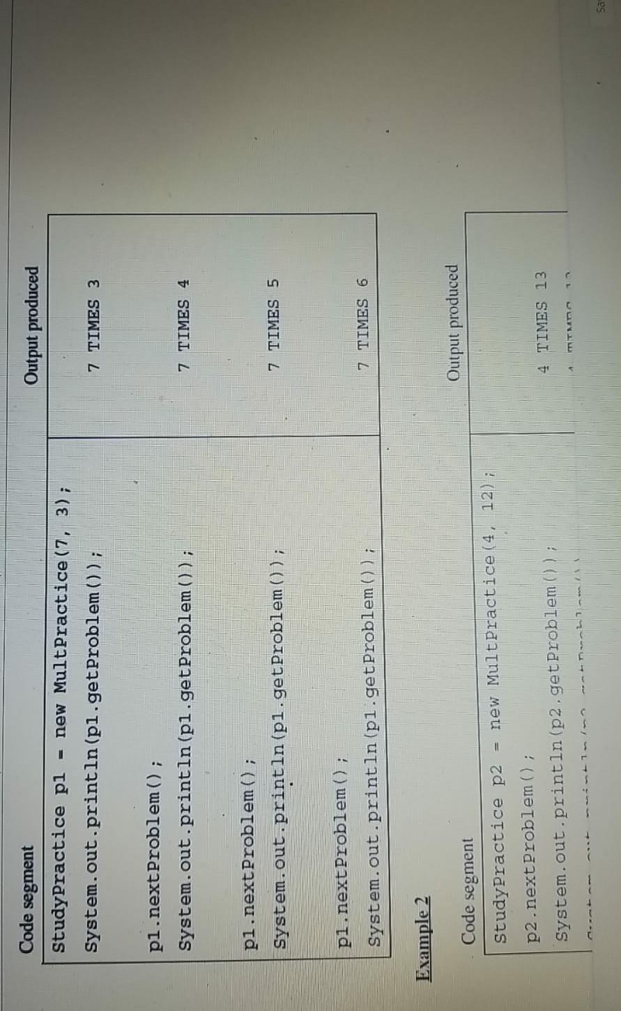 Solved 2a) 2a) Write a StudyPractice interface. The | Chegg.com